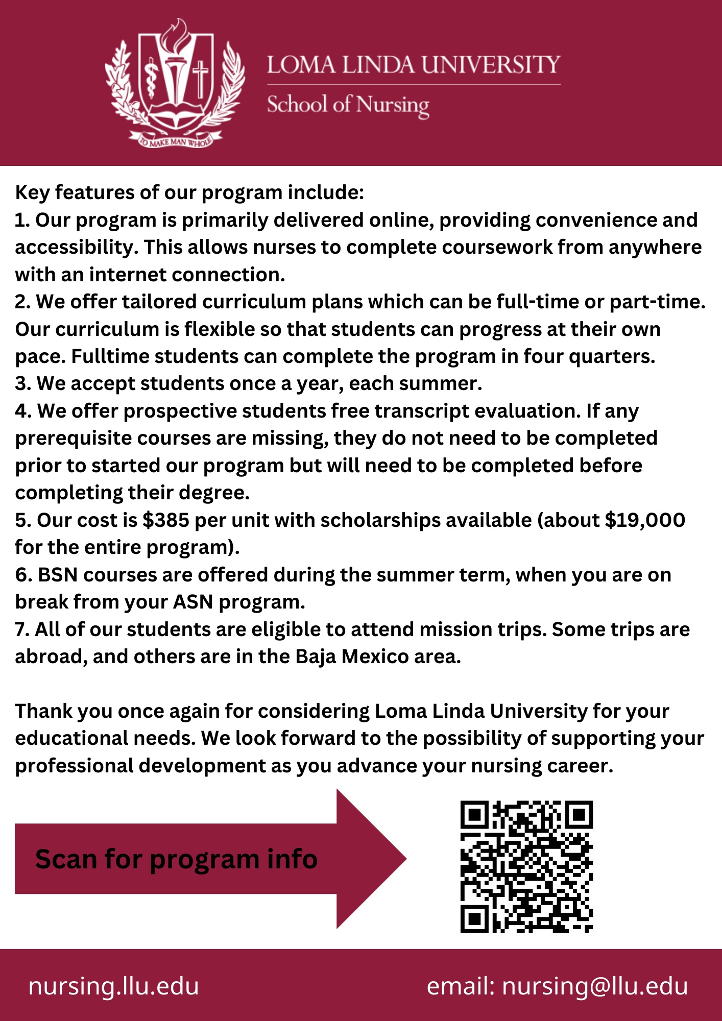 Loma Linda University Concurrent Enrollment Program — San Bernardino Valley College